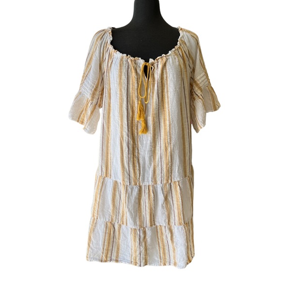 Mlle Gabrielle | Dresses | Mlle Gabrielle Striped Cotton Dress 2x ...